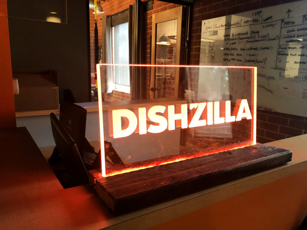 Wow Signage Using LEDs + Clear Acrylic – Classic Litho + Design